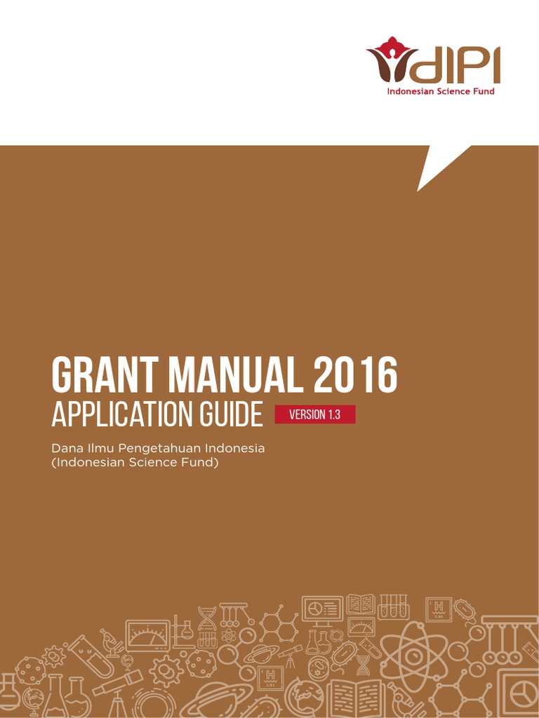 Grant Manual 2016: Application Guide | PDF | Scientific Method | Science