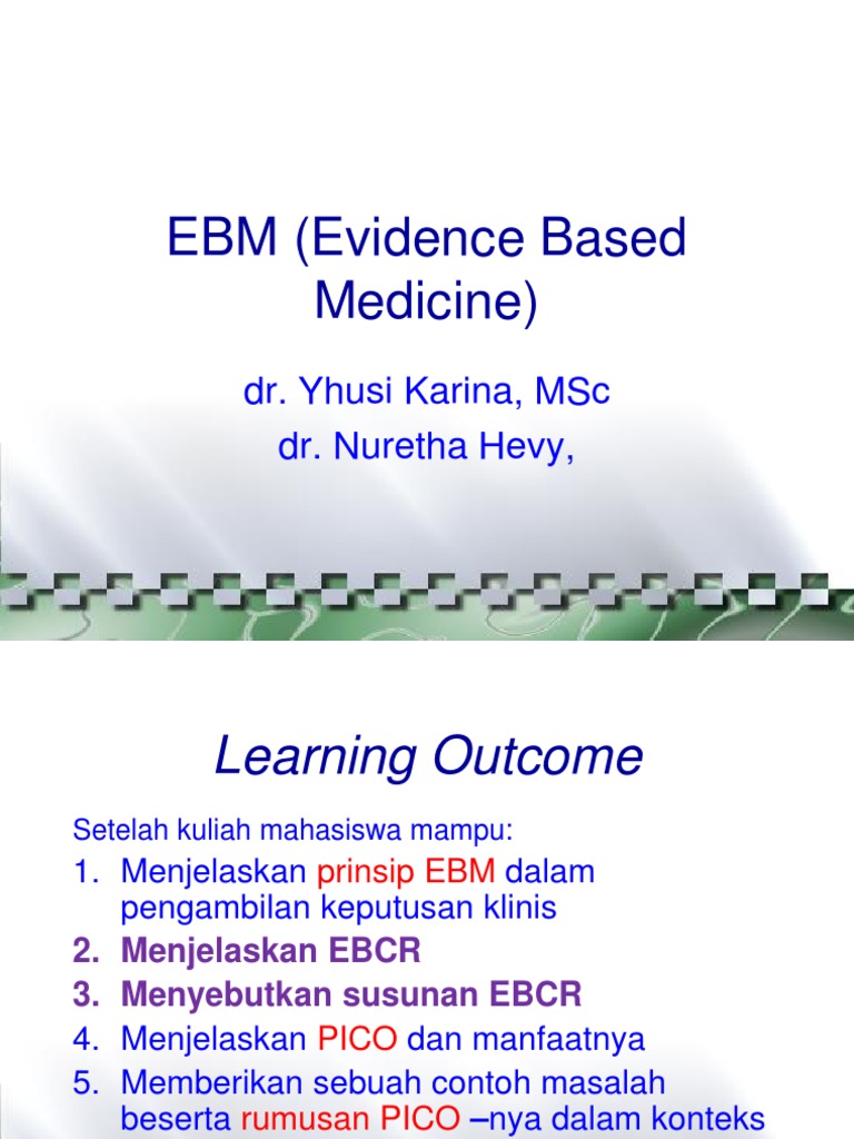 EBM | PDF
