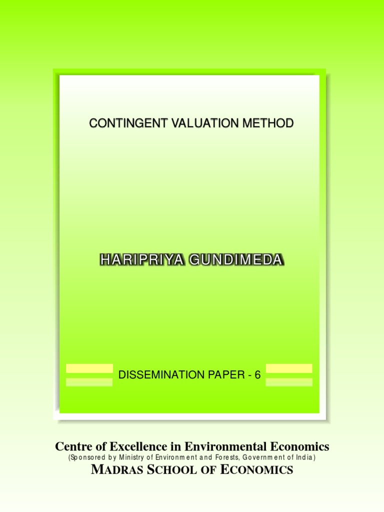 CVM | PDF | Economics | Economies