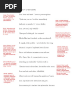 Analysis of Poem "Mirror" by Sylvia Plath | PDF | Sylvia Plath | Mirror