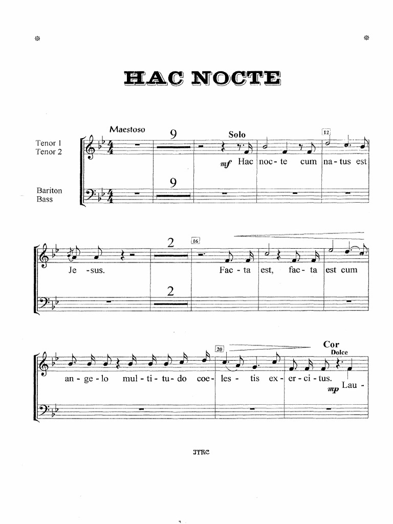 Hac Nocte | PDF