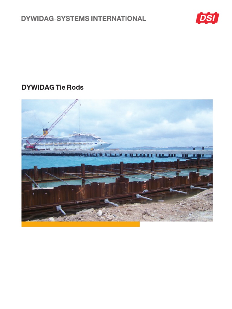 Dsi-Usa Dywidag Tie Rods Us 02 | PDF | Deep Foundation | Galvanization