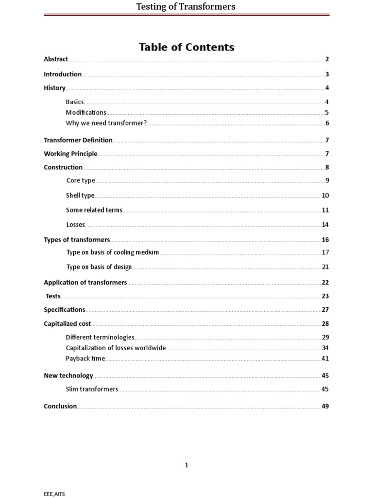 History: Basics Modifications Why We Need Transformer? | PDF | Transformer | Inductor