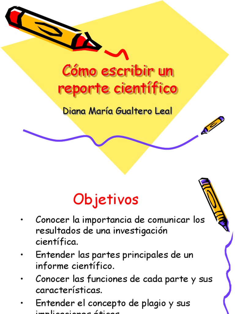 Como Escribir Un Reporte Científico | Ciencia | Verdad