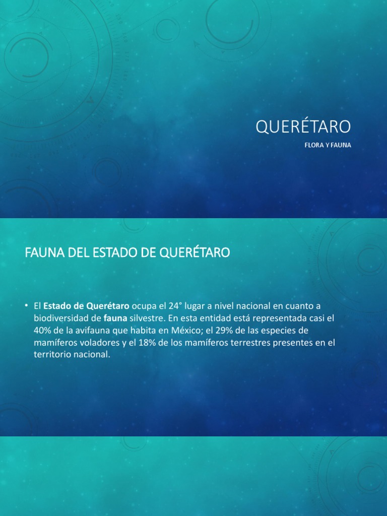 Biodiversidad de Flora y Fauna en Querétaro | PDF