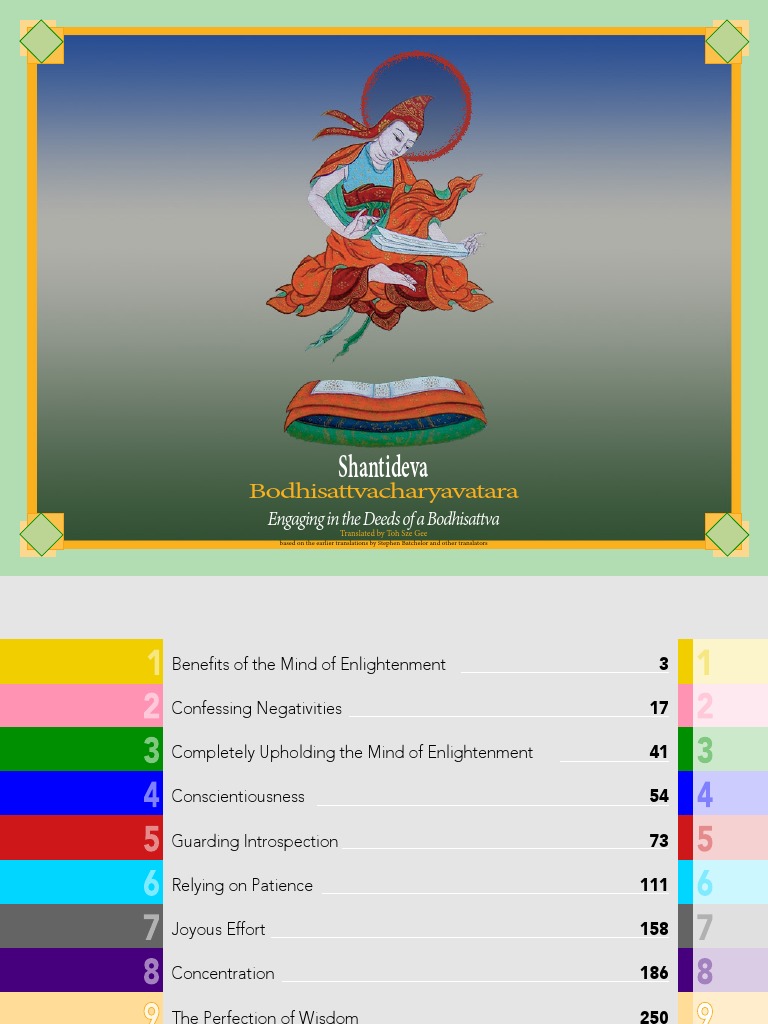 Bodhicaryavatara Shantideva TranslTohSG Illustrated PieroSirianni | PDF | Enlightenment In ...