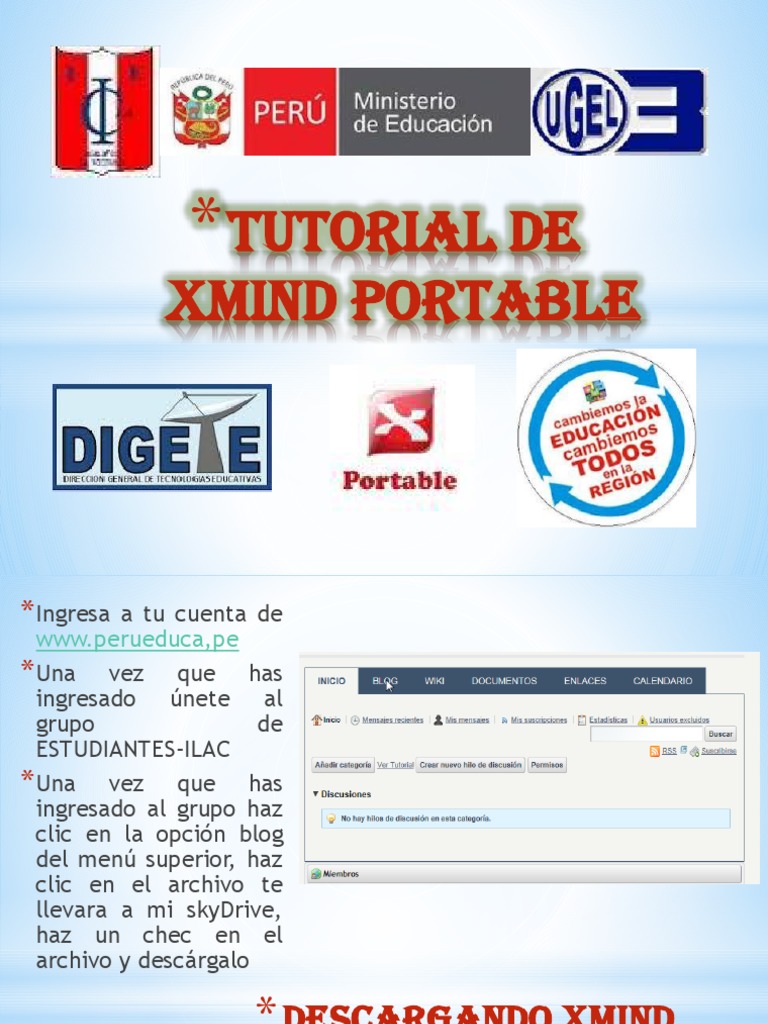 Tutorial de XMind Portable | PDF | Point and Click | Archivo de computadora