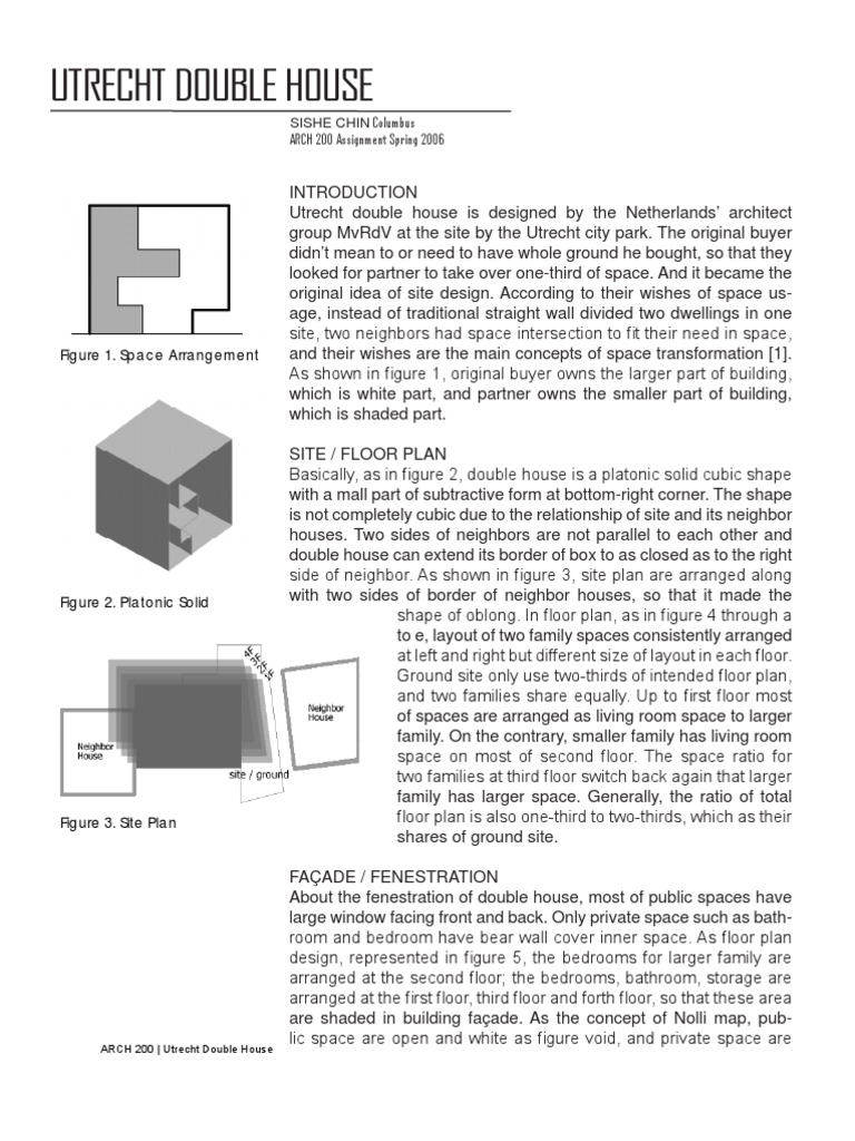 Double House | PDF | Window | Wall