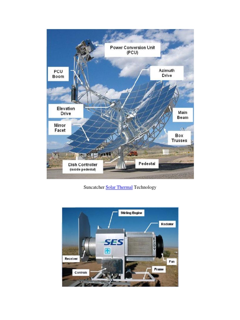 Suncatcher Solar Thermal Technology Guide | PDF
