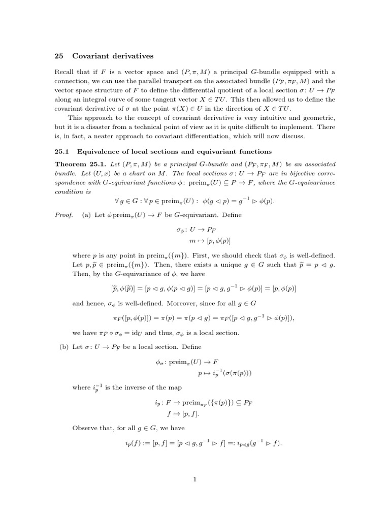 Lecture 25 - Covariant Derivatives (Schuller's Geometric Anatomy of ...