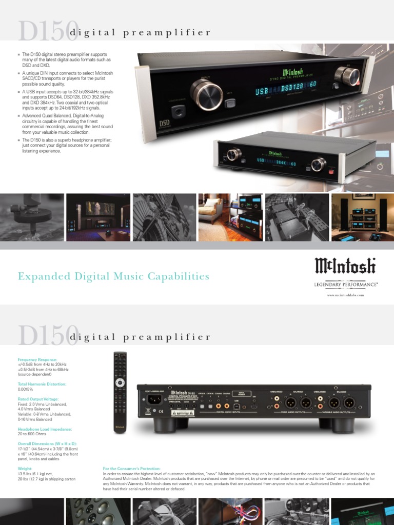 Digital Preamplifier: Expanded Digital Music Capabilities | PDF ...
