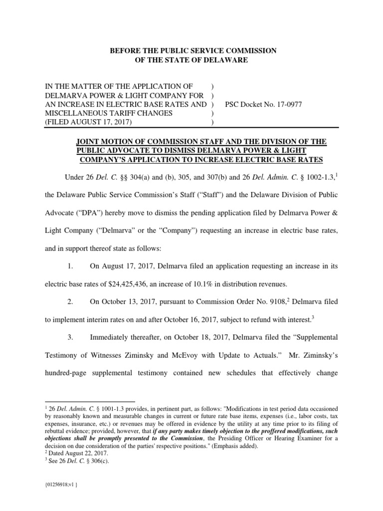 17-0977 Joint Motion to Dismiss With Certificate of Service ...