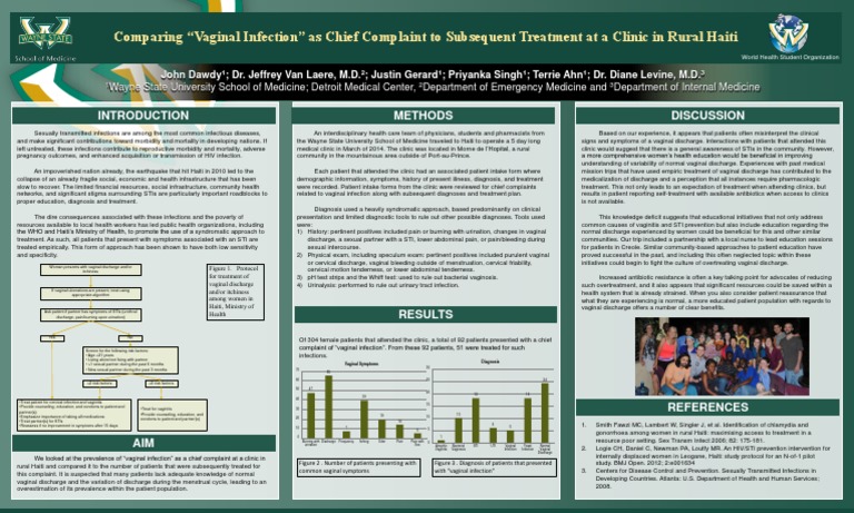 WHSO Vaginal Discharge Poster | PDF | Sexually Transmitted Infection ...
