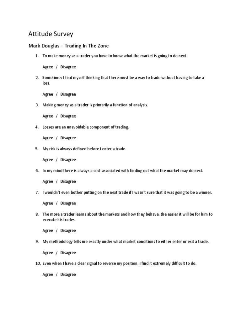 Attitude Survey | PDF | Risk | Emergence