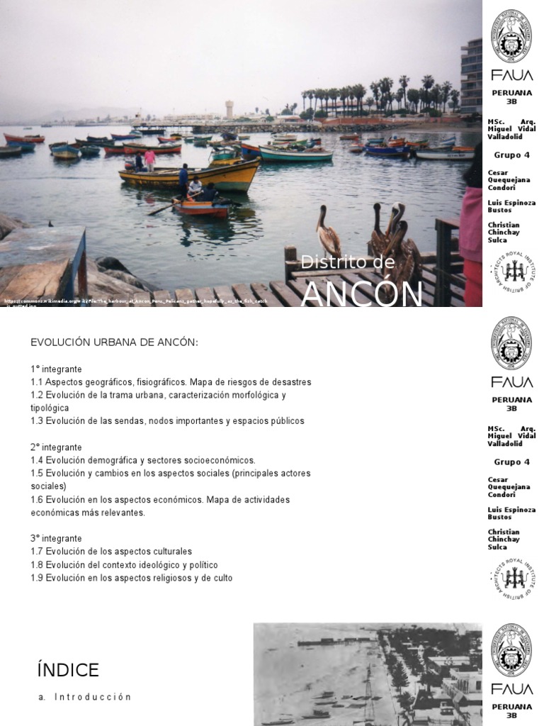 Evolución Urbana de Ancón | PDF