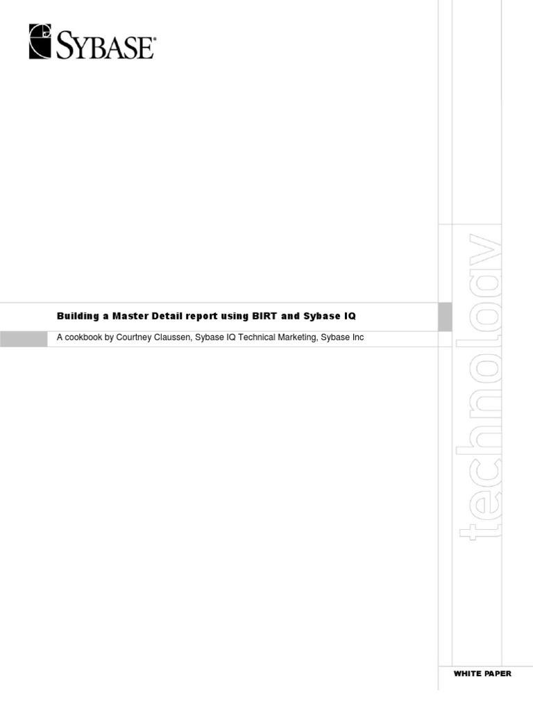 Birt Master - Detail Tutorial | PDF | Parameter (Computer Programming) | Hyperlink