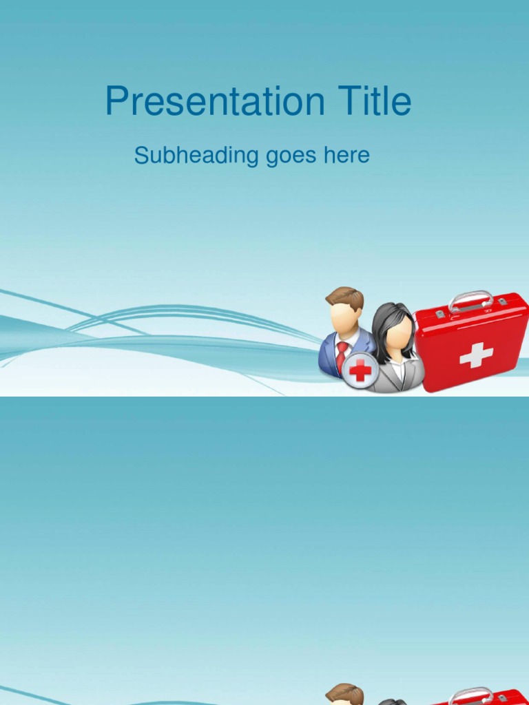 First Aid PPT Template | PDF