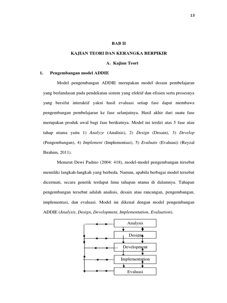 Model ADDIE | PDF | Karier & Perkembangan