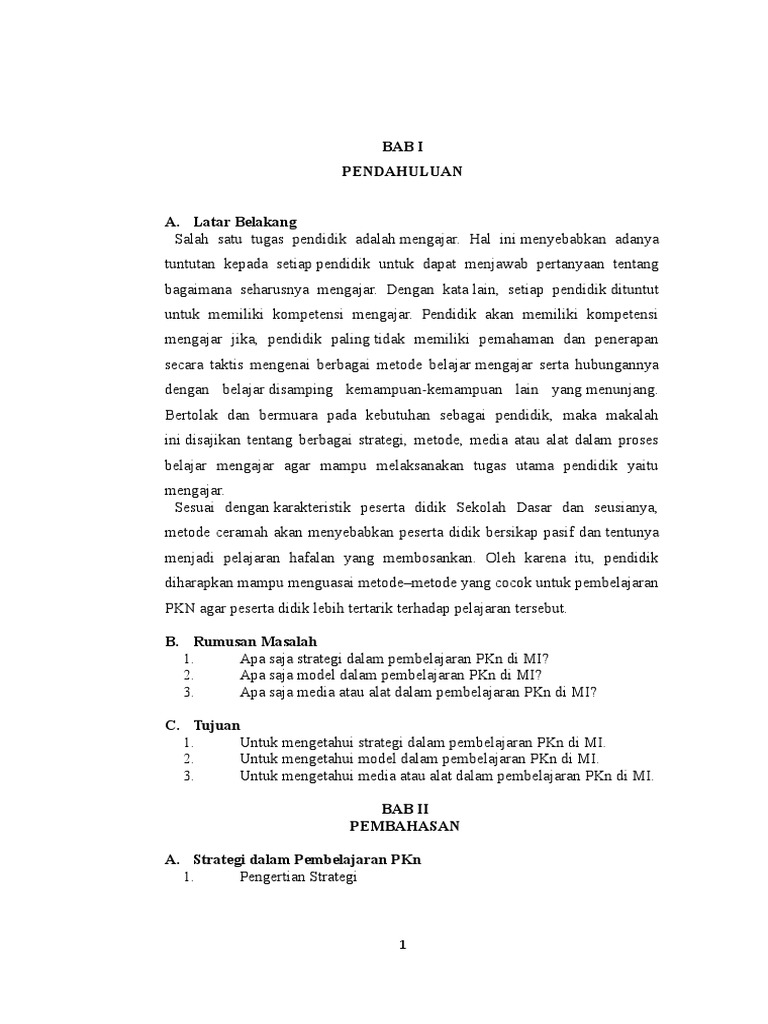 Makalah PKN Proses Fix | PDF