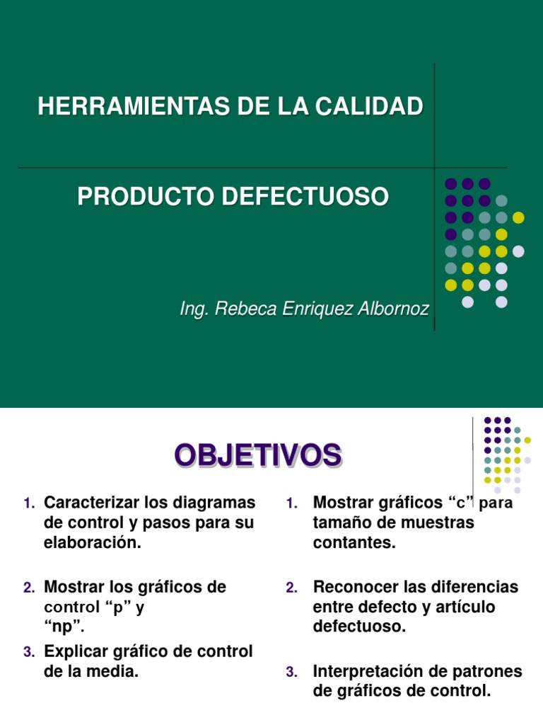 Control de Productos Defectuosos | PDF | Estadísticas | Muestreo ...