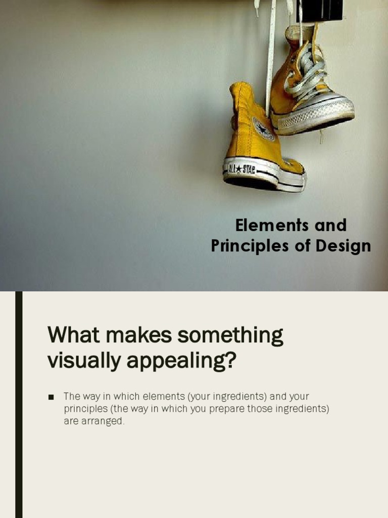 Principles and Elements of Design | PDF | Shape | Color