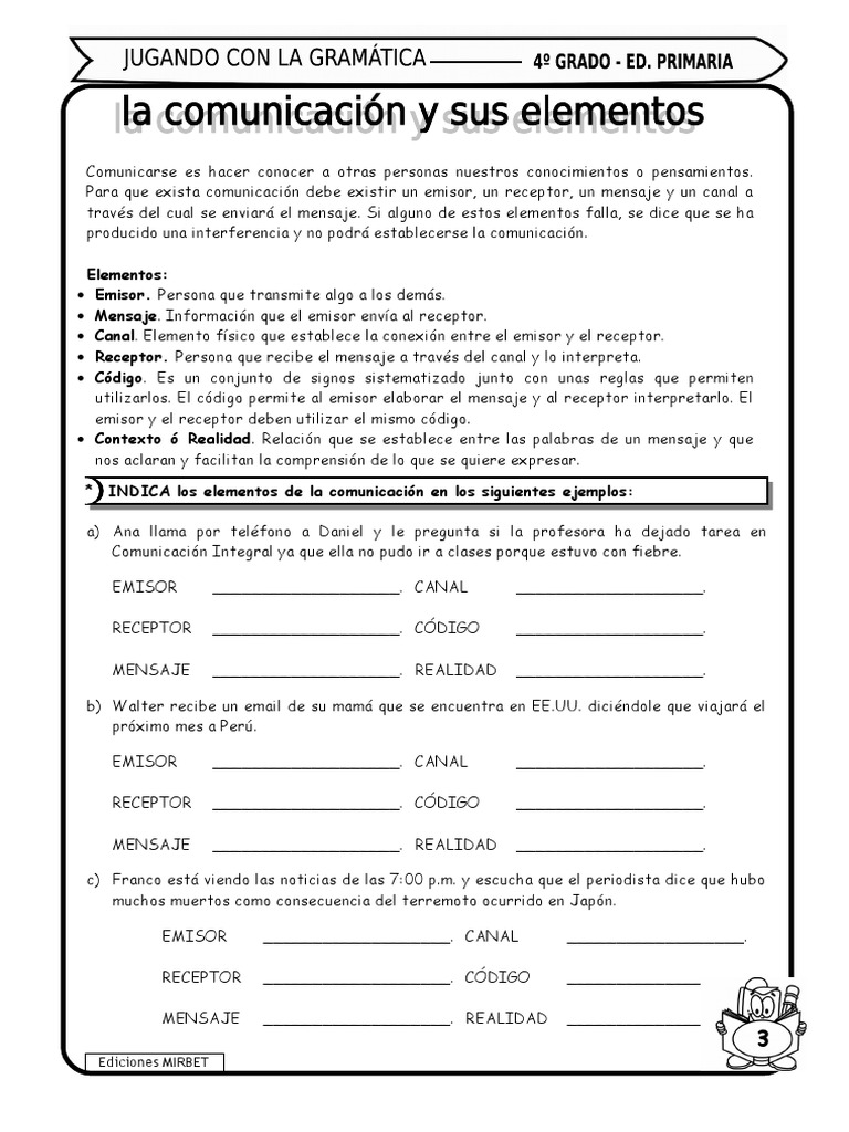 Gramatica para Niños | PDF | Adjetivo | Comunicación