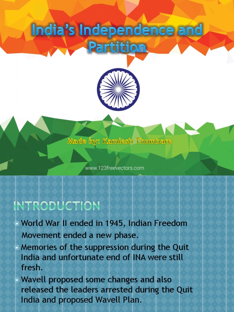 India's Independence and Partition | PDF | British Raj | Mahatma Gandhi
