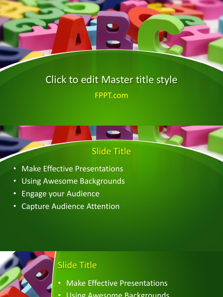 Letters Template 16x9 | PDF