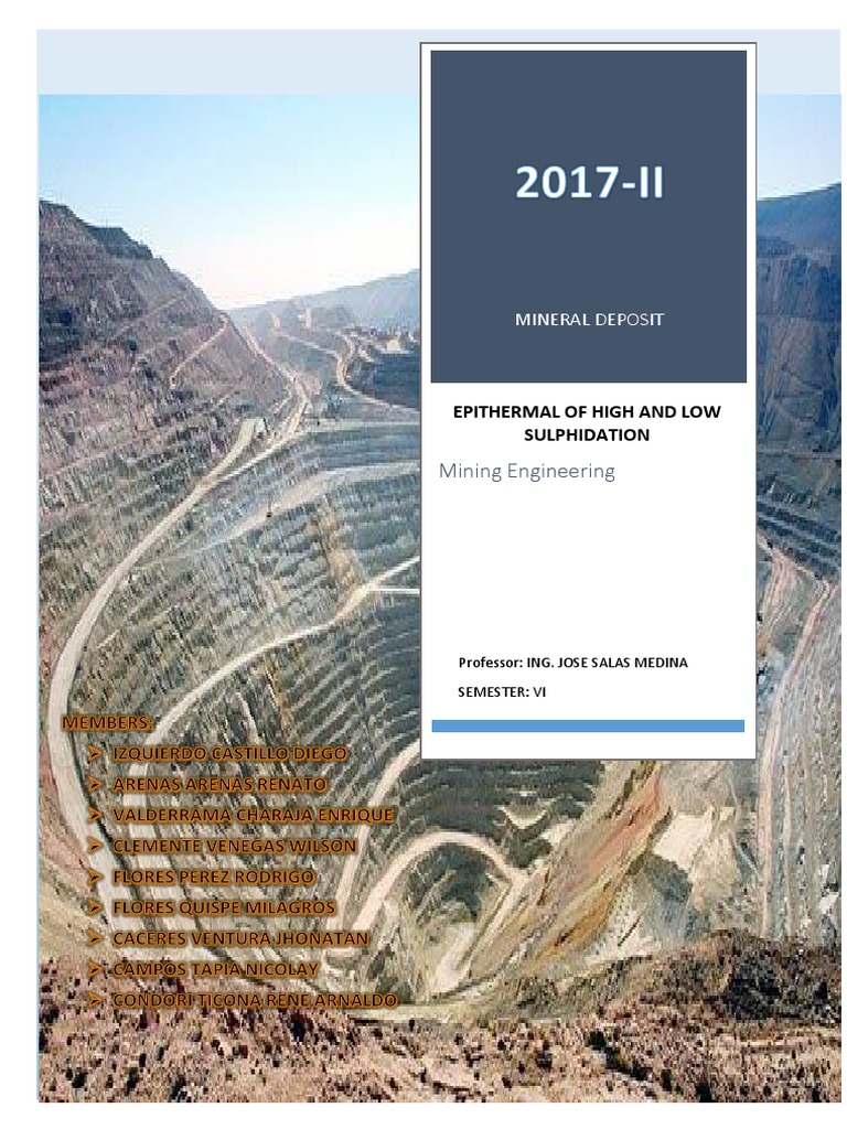 Mining Engineering: Mineral Deposit | PDF