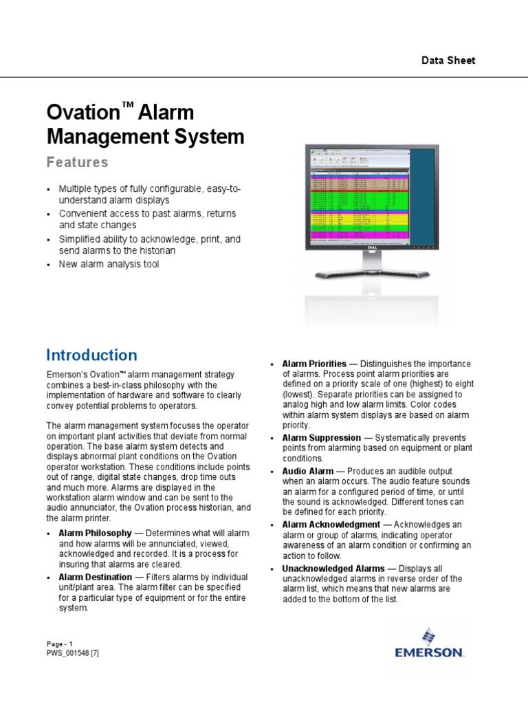 Ovation Alarm Management System: Features | PDF | Computing | Computing ...