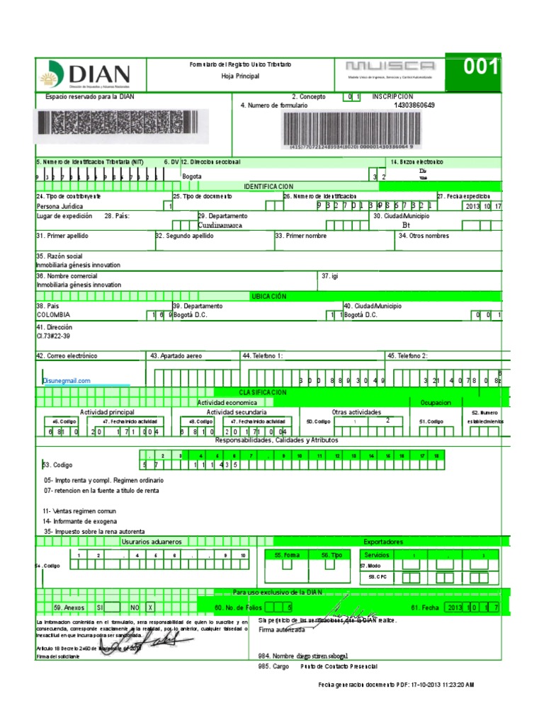Formulario Pre Rut (1) | Bogotá | Ajedrez