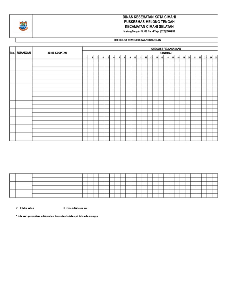 Form Suhu Ruangan | PDF