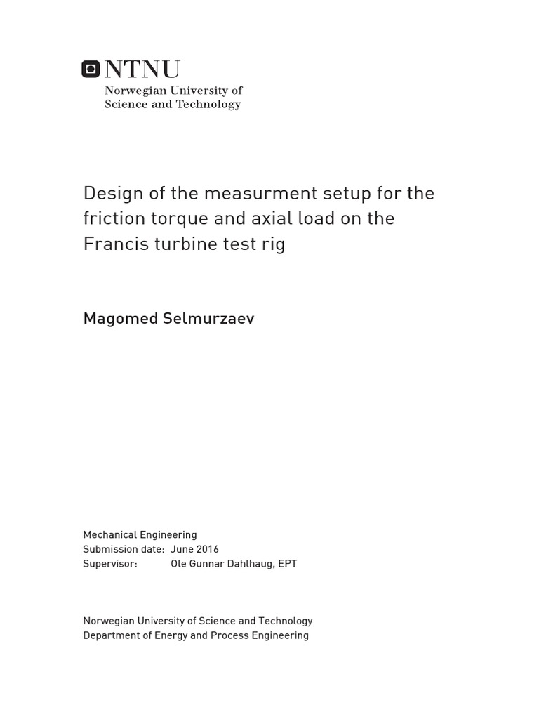 Z6 Ntnu | PDF | Bearing (Mechanical) | Viscosity