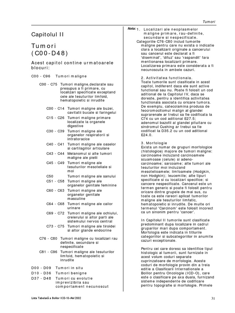 Cap02 Tumori (C D) PDF | PDF