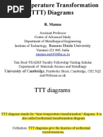 TTT Diagram for Hypoeutectoid Steel | PDF | Steel | Materials