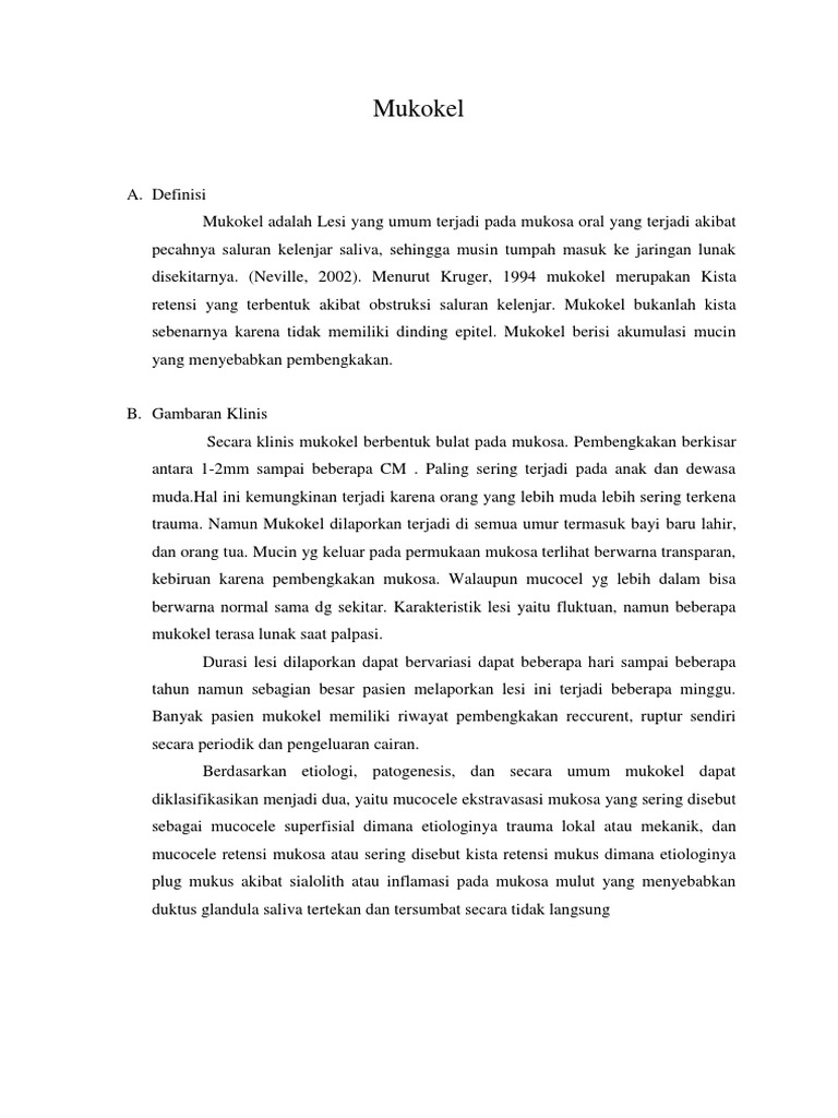 Mukokel Makalah | PDF | Sains & Matematika