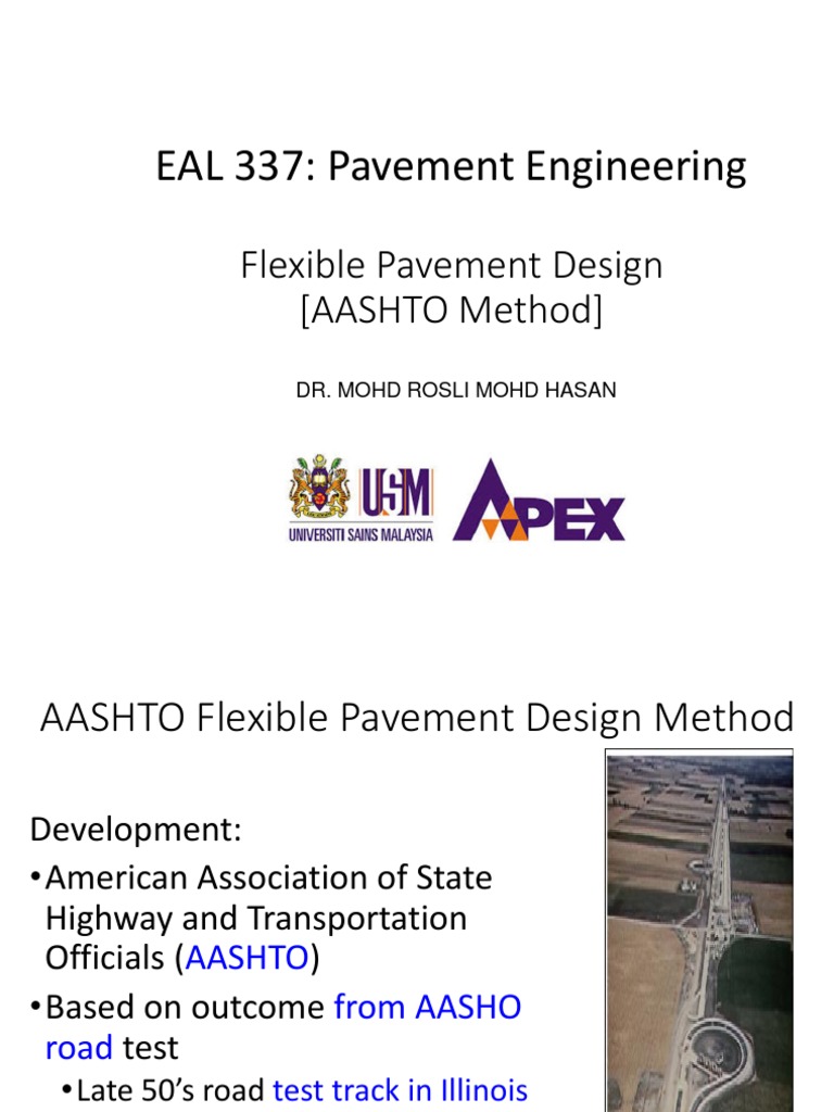 AASHTO Flexible Pavement Design Guide | PDF | Road Surface | Drainage