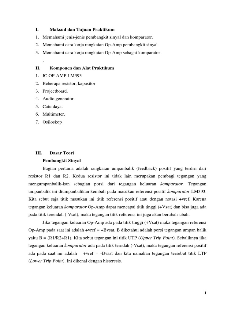 Maksud Dan Tujuan Praktikum | PDF