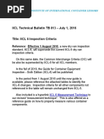 MSC Container Inspection & Repair Guidelines | PDF | Screw | Plywood