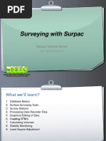 Panduan Dasar Penggunaan Surpac | PDF