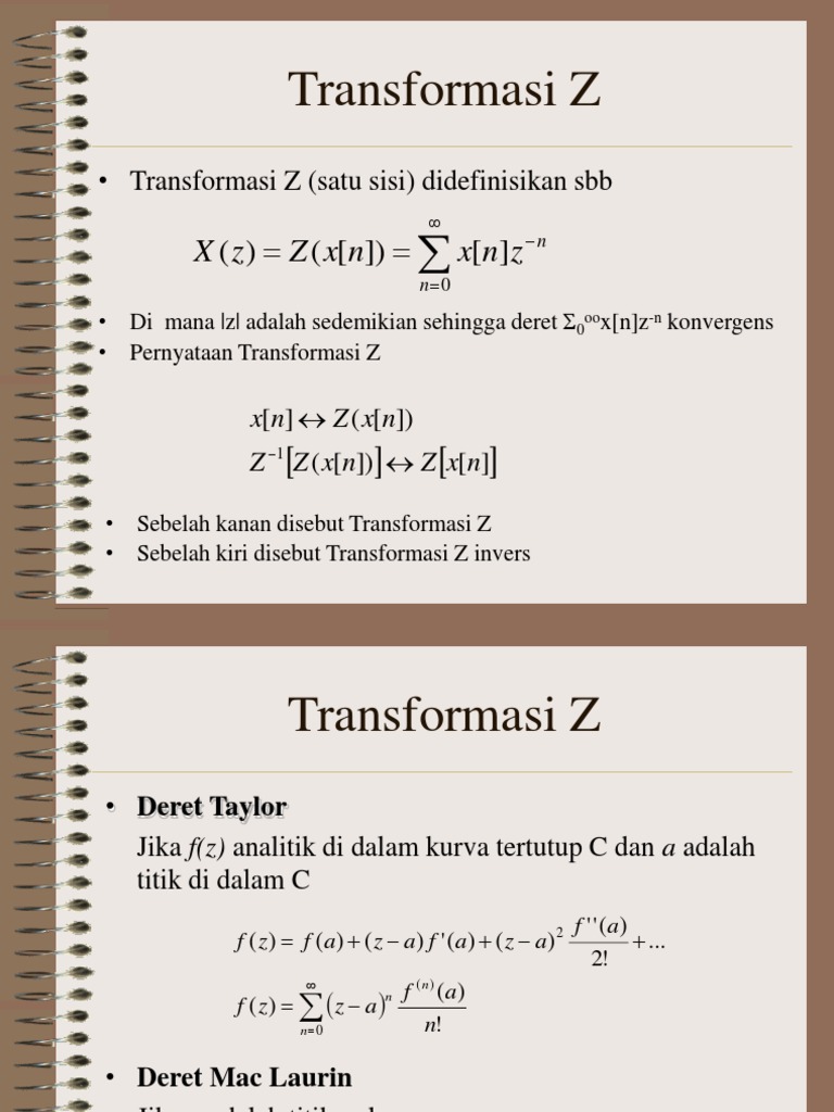 Transformasi Z | PDF
