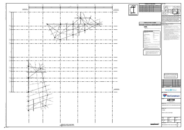 Roof Level Ga Plan 1: Issued For Construction | PDF | Freedom Of ...