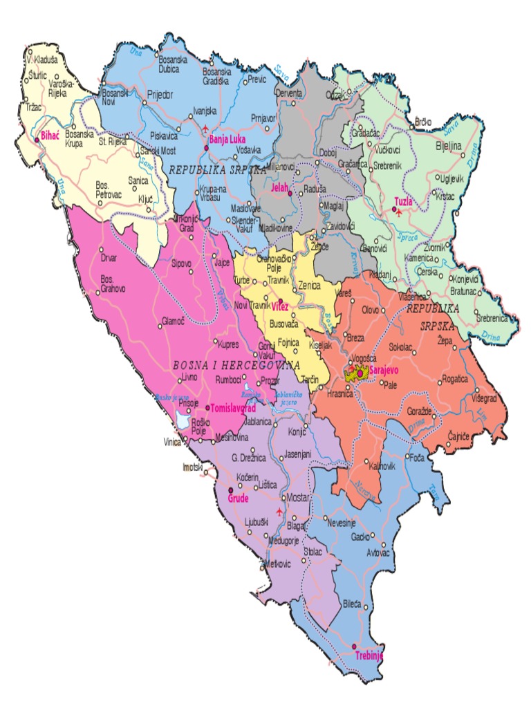 Mapa Grada Bijeljina