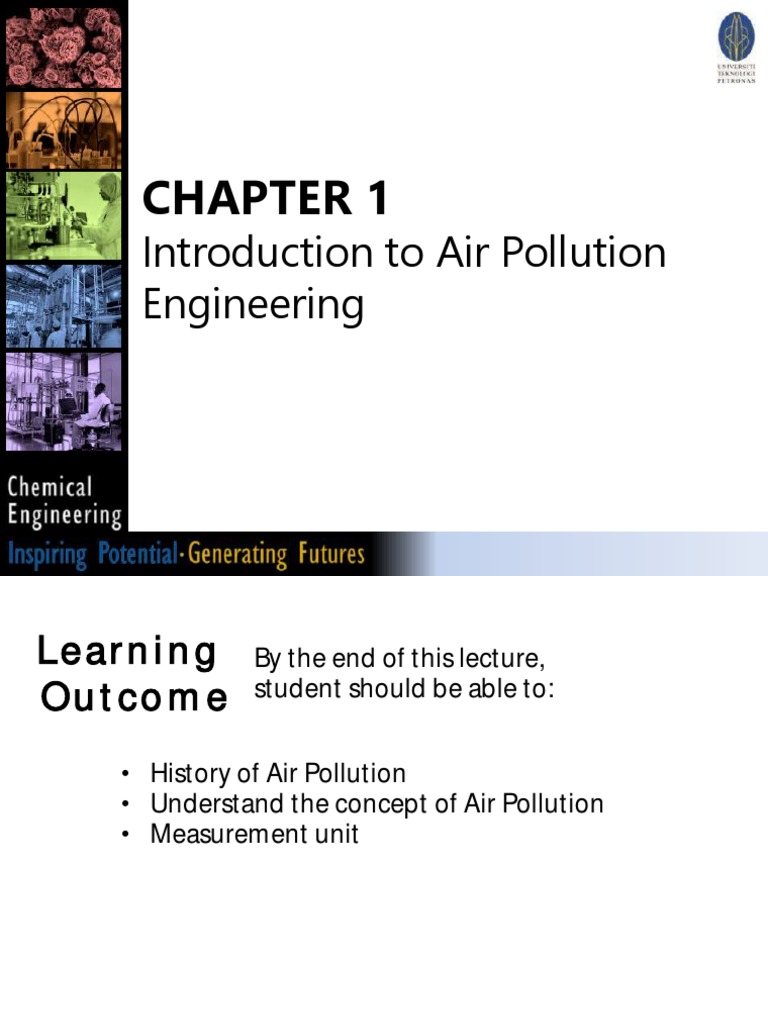 W1 - Intro To Air Pollution Engineering | PDF | Parts Per Notation ...