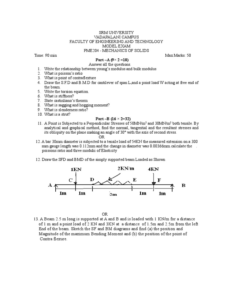 Mos qp-2 | PDF | Beam (Structure) | Bending