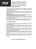 GE3251 Engineering Graphics Question Bank 1 | PDF | Ellipse | Euclidean ...