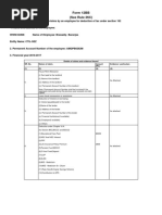 Form 12BB in Word Format | PDF | Taxation | Interest