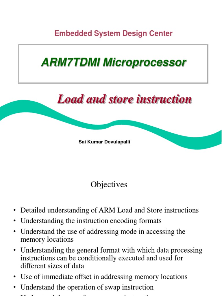 Load and Store Instructions | PDF | Arm Architecture | Pointer ...
