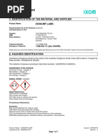Nalco Eliminox: Material Safety Data Sheet | PDF | Personal Protective ...