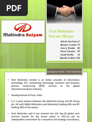 Mahindra Satyam Logo Png